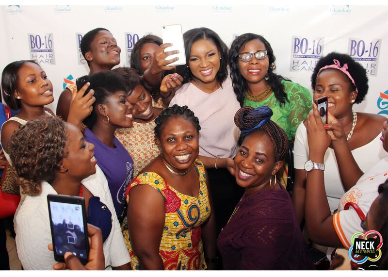 Photos: Omotola re-signed as BO16 ambassador ahead of birthday