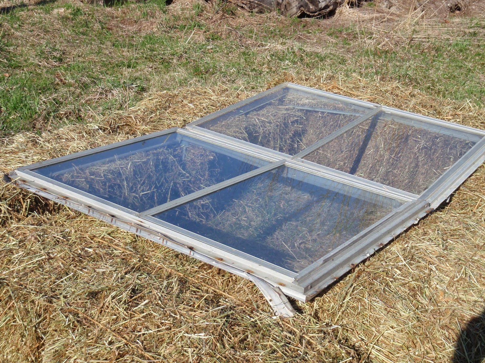Autumn Hill Llamas & Fiber: Straw Bale Cold Frame