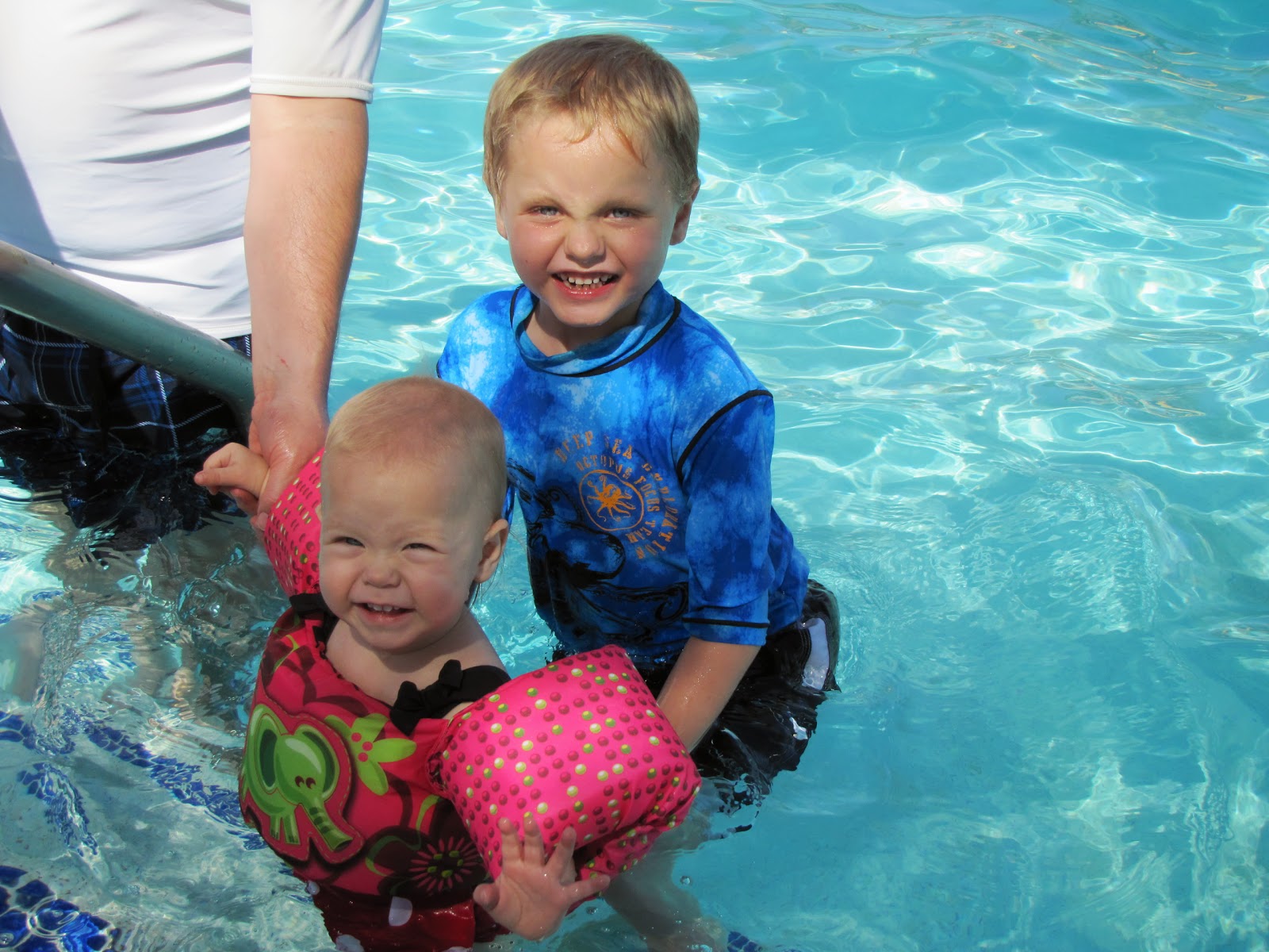Fallstrom Family: First Swim of the Season