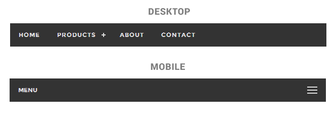 5 Navigasi Menu Responsive Keren untuk Blogger > Contoh Blog