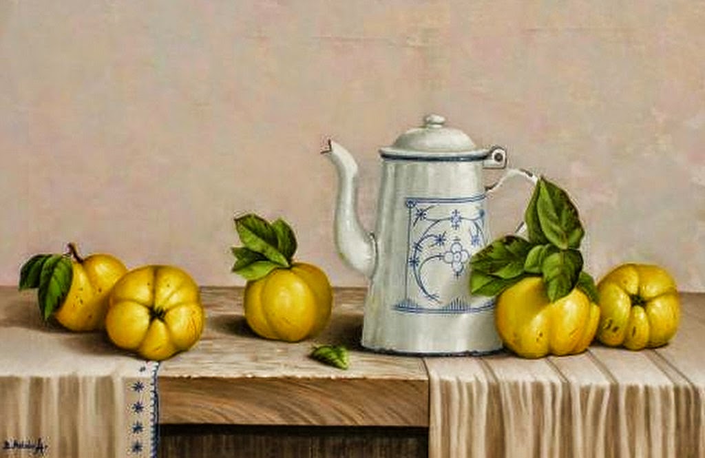 El arte es su máxima expresión : Bodegones de Frutas Cuadros Realistas ...