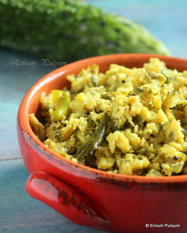Erivum Puliyum: Pavakka Thoran | Kaipakka Upperi | Bitter Gourd Stir Fry