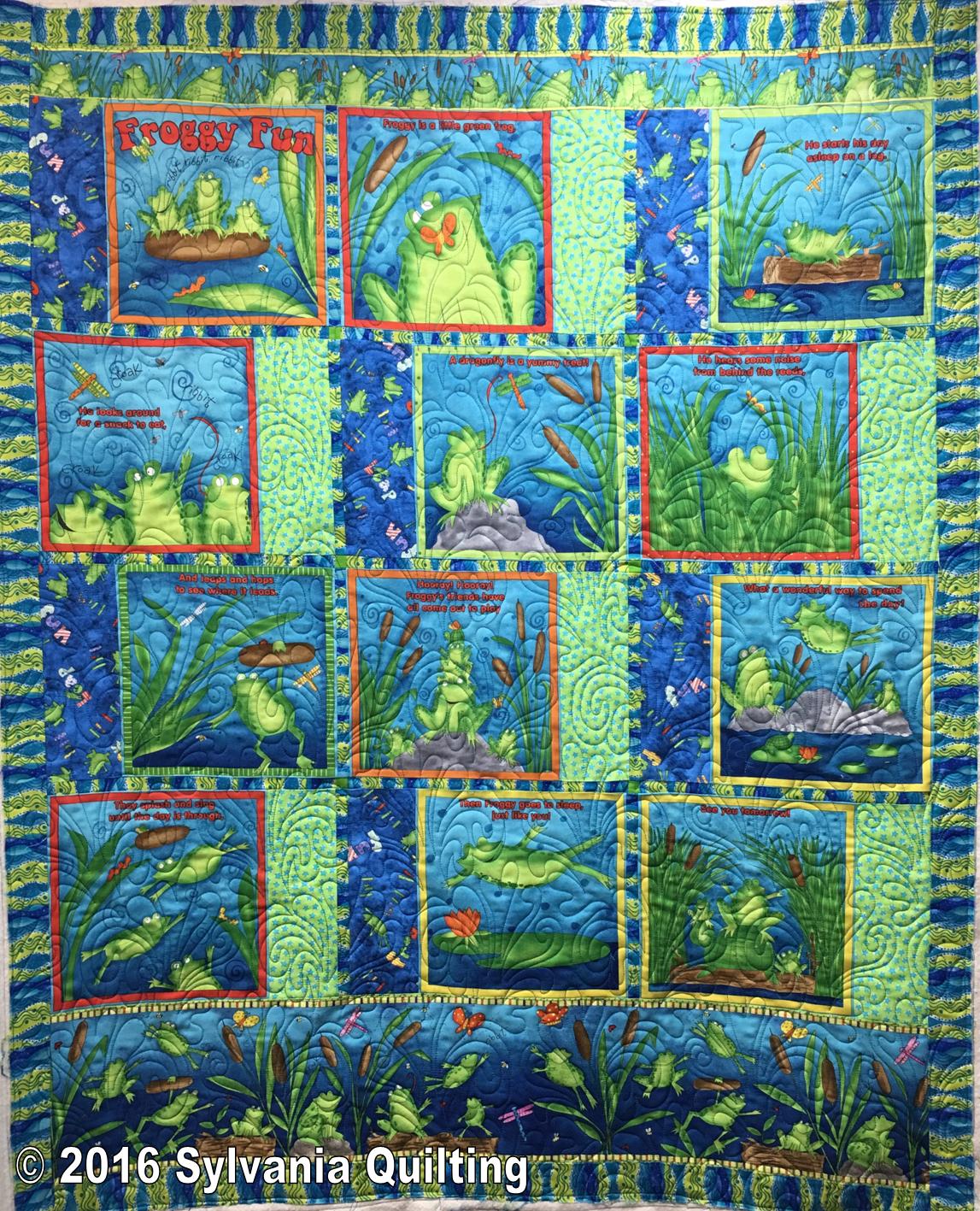 Sylvania Quilting: Frog Book Quilt
