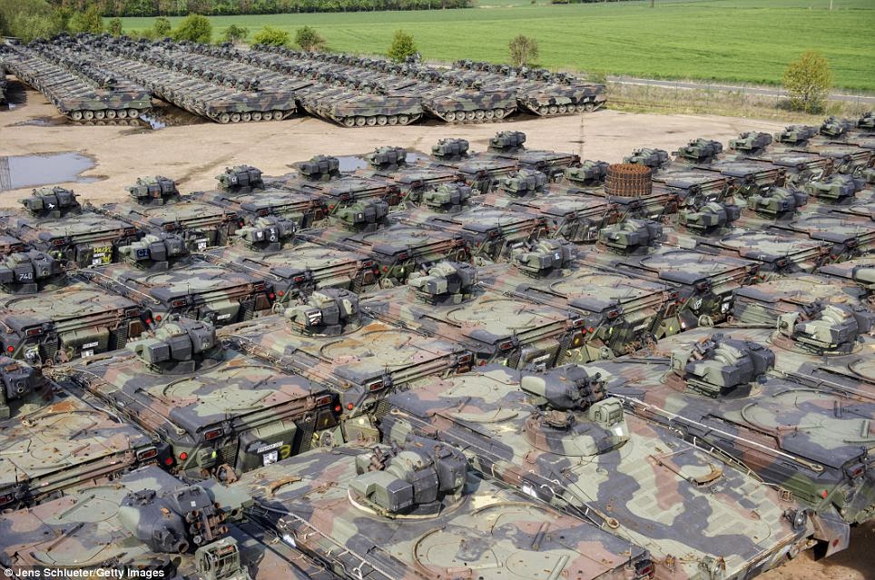 Suy tư... Thinking...: The tank graveyard: German depot that has ...