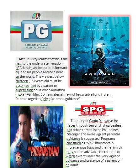 MTRCB- Rated G, PG, SPG