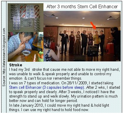 Stemcell AFA Extract - STEMTECH : Real Life Story