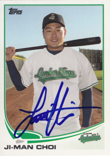 Daily Autograph: Ji-Man Choi