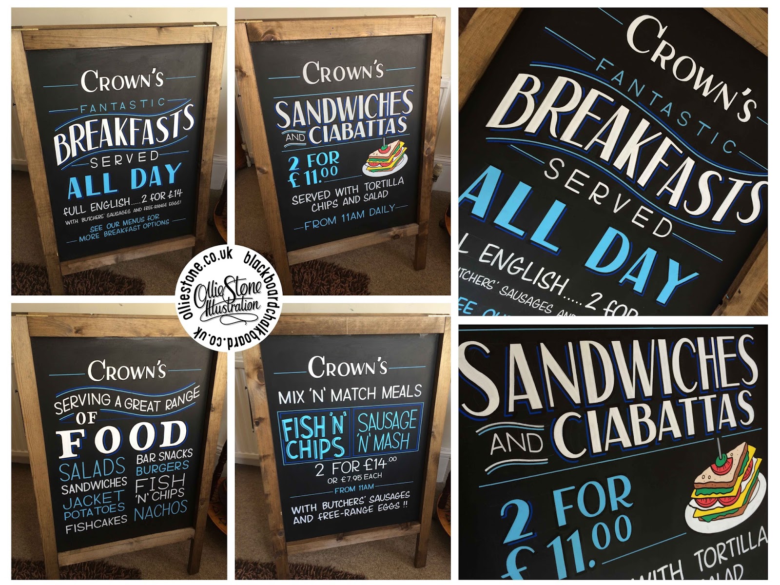 Pub Blackboards by Ollie Stone: Hand-crafted pub and restaurant signs ...