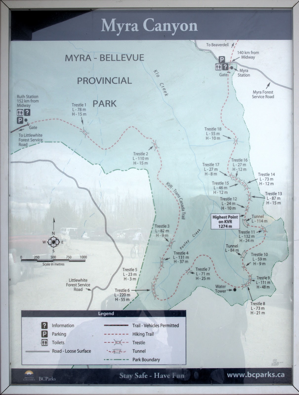 Lorrand RVers: Myra Canyon