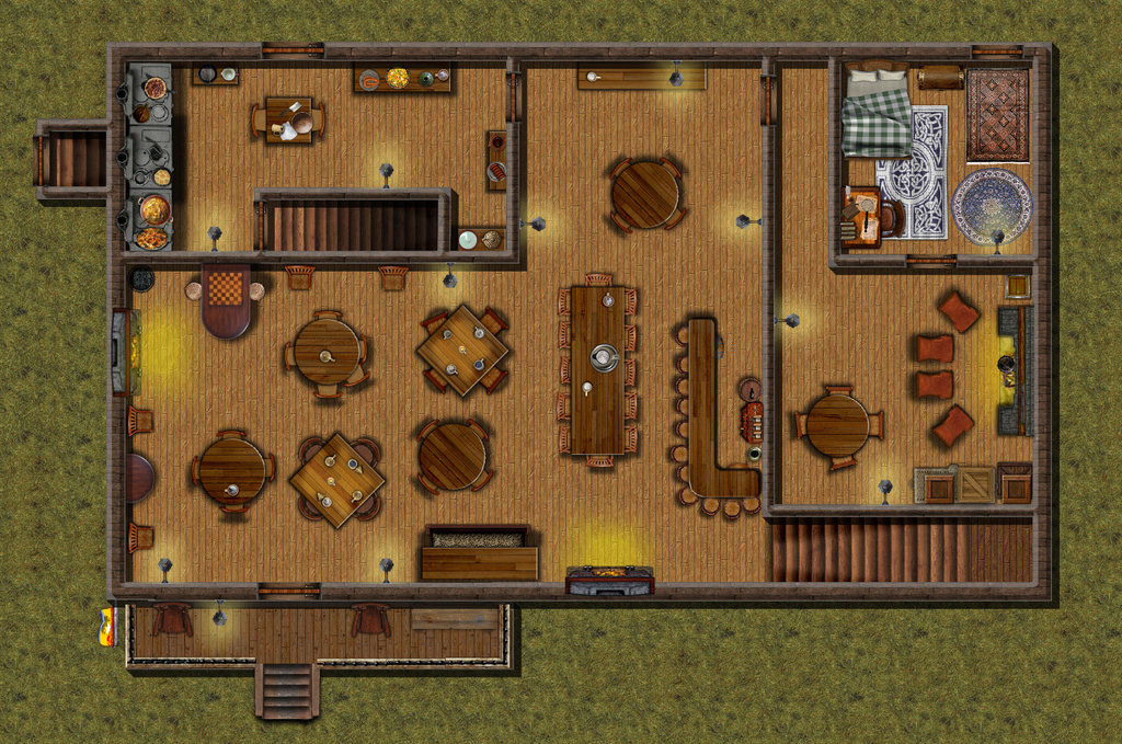 11 Mapas de tavernas para a sua aventura | Help RPG