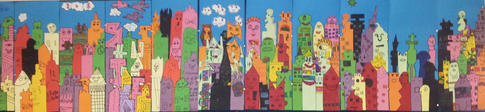 Art Classes: James Rizzi Cityscape