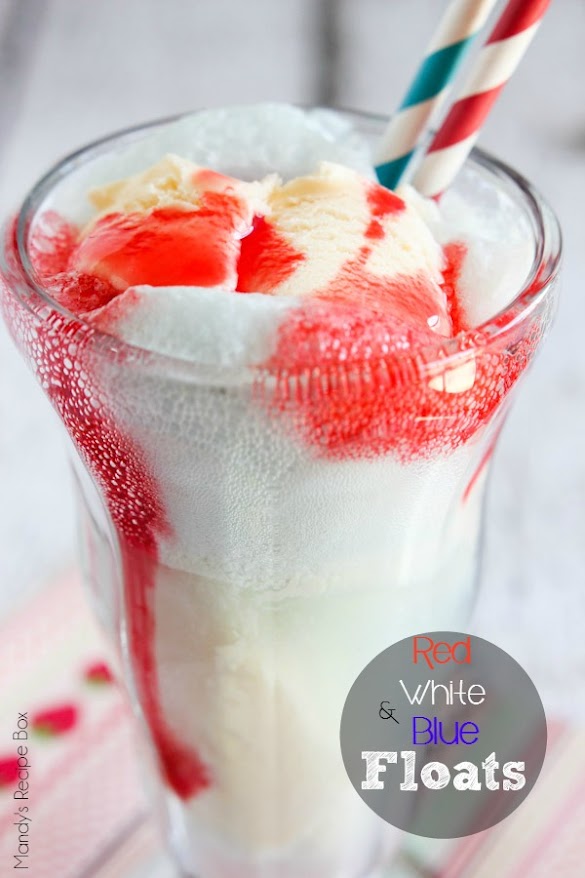 Red, White and Blue Floats