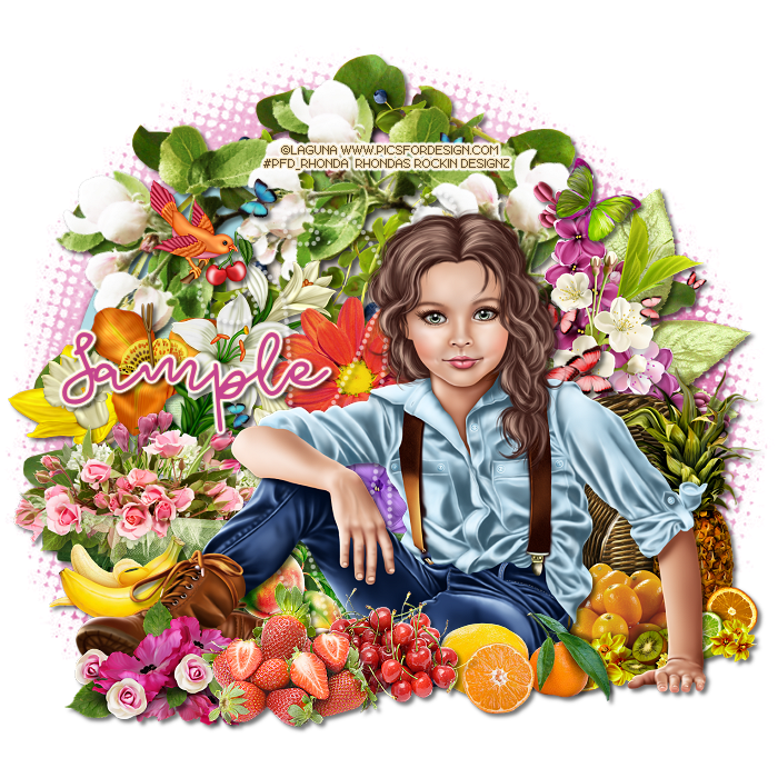 Rhonda's Rockin' Designz: Surrounded By Fruits Summer - FTU