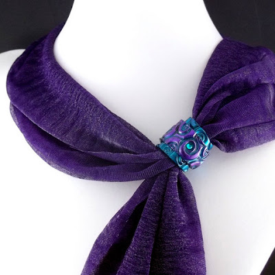 2 Good Claymates: How to Make a Roll Up Scarf Slide or Ring in Polymer Clay