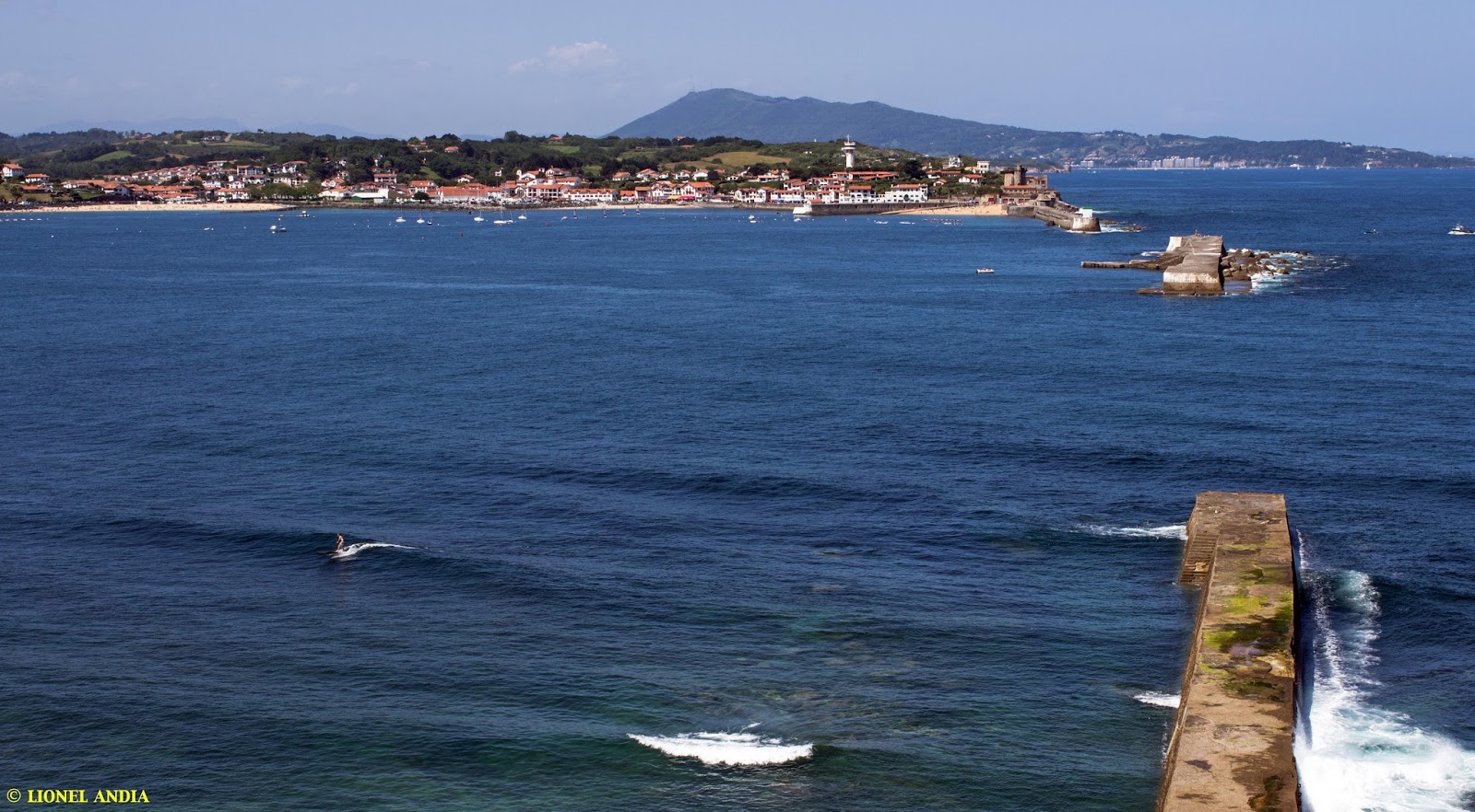 Les digues de Saint Jean de Luz