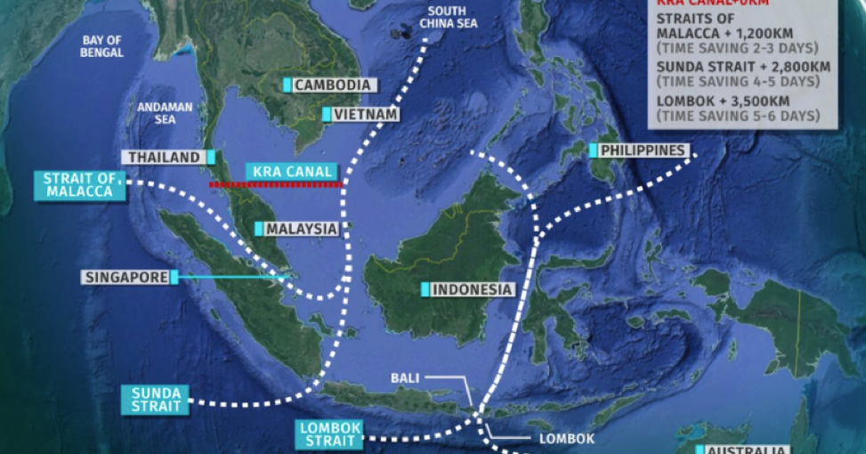 Military and Commercial Technology: Kra-Thai Canal: A 341-Year Old Idea ...