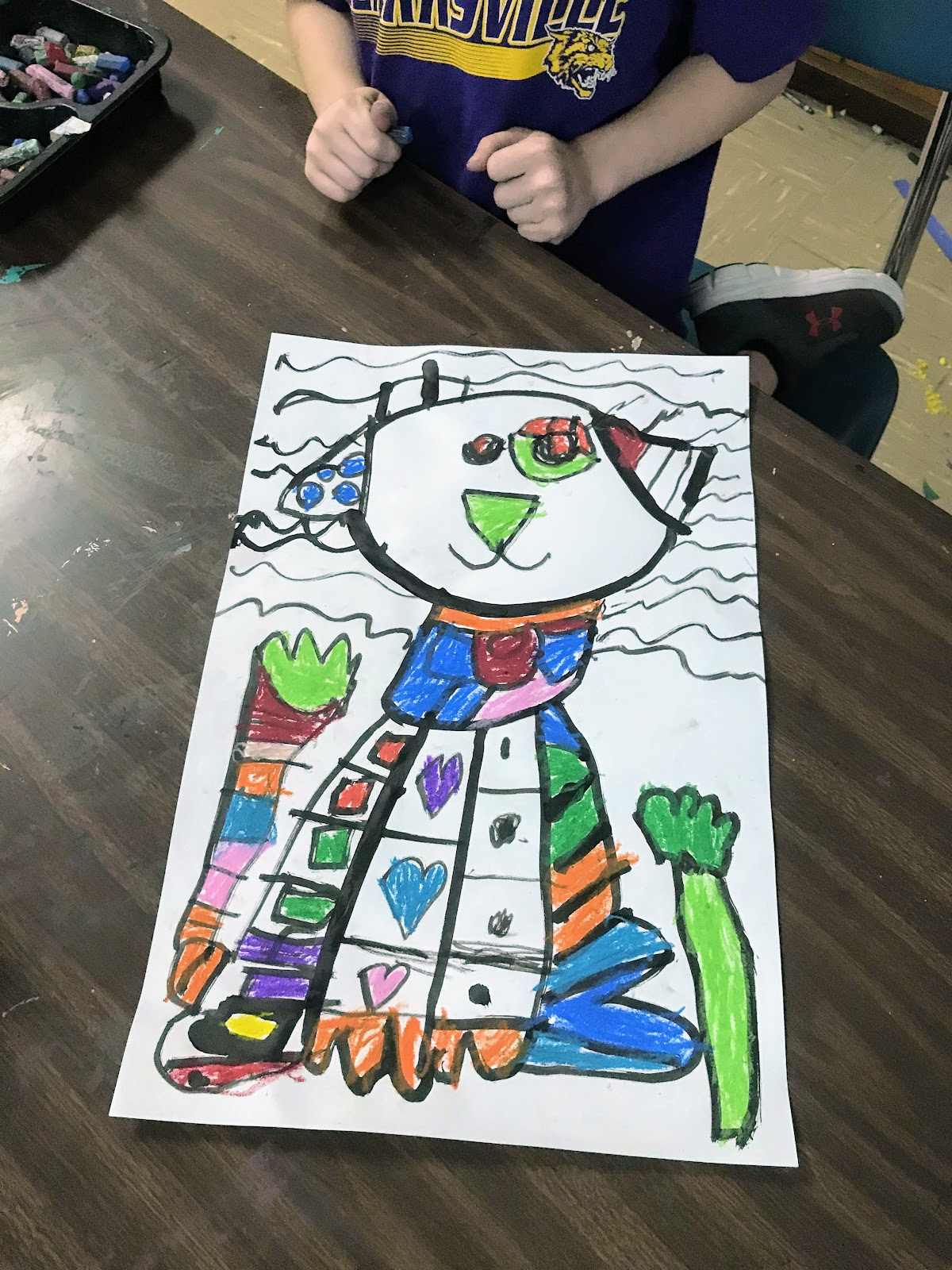 Elements of the Art Room: 2nd grade Romero Britto Animals!