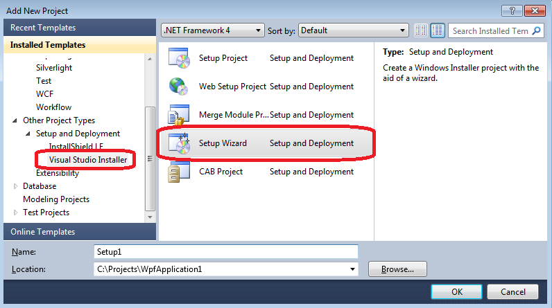 Create Setup Projects in windows Forms Applications VS 2010 | Web ...
