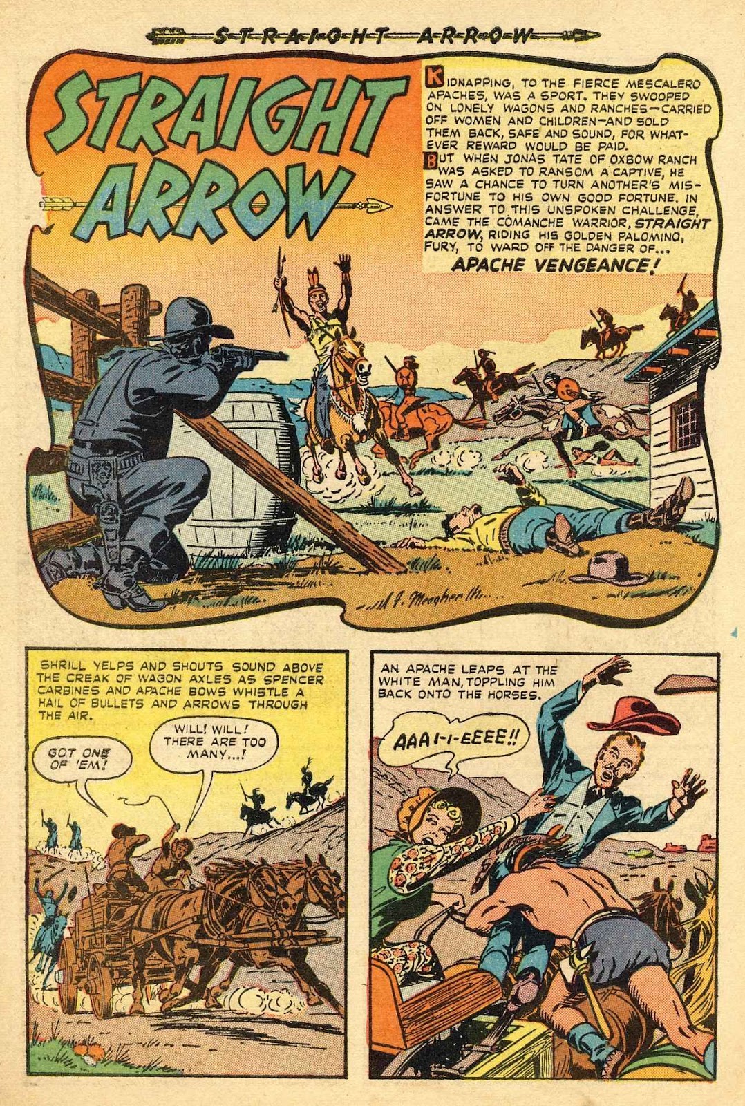 Old-fashioned Comics: Straight Arrow #01 - [M.E.] Fred Meagher