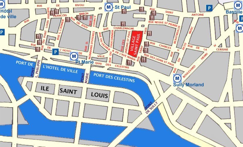 Dicas Práticas de Francês para Brasileiros: Village Saint Paul, Paris