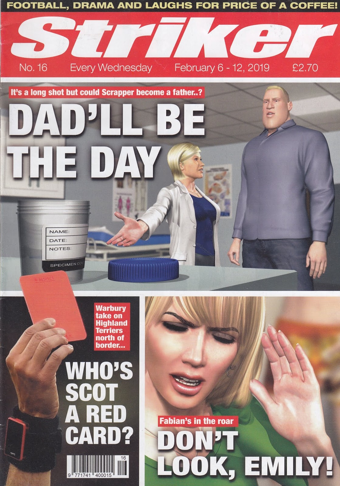 Boys Adventure Comics: Striker comic - cover gallery part 3