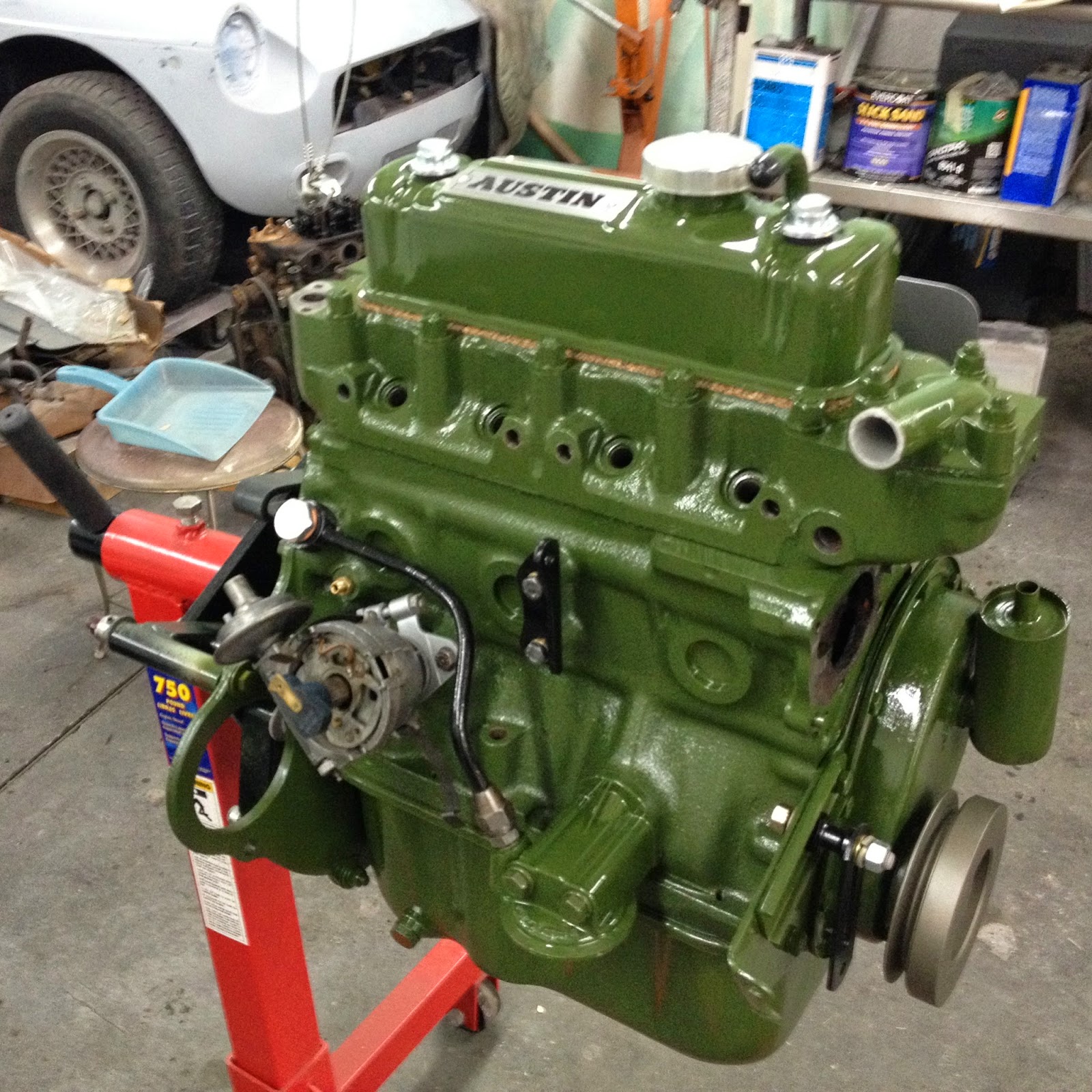 MORRIS RIDES AGAIN...IN SOUTH CAROLINA: ENGINE NEARING COMPLETION