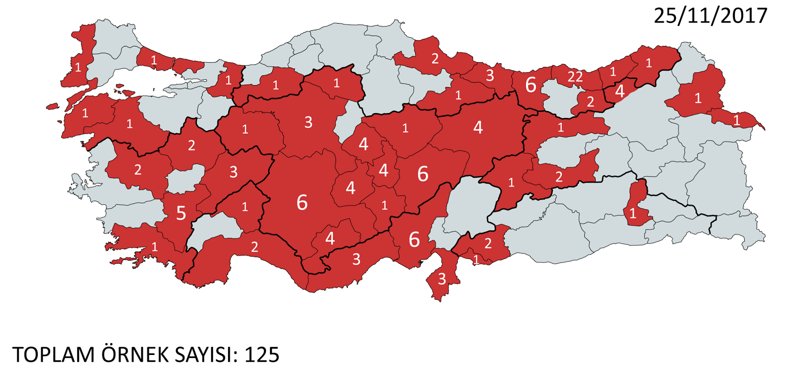 Distribution maps of autosomal admixtures in Turkey | Genoplot