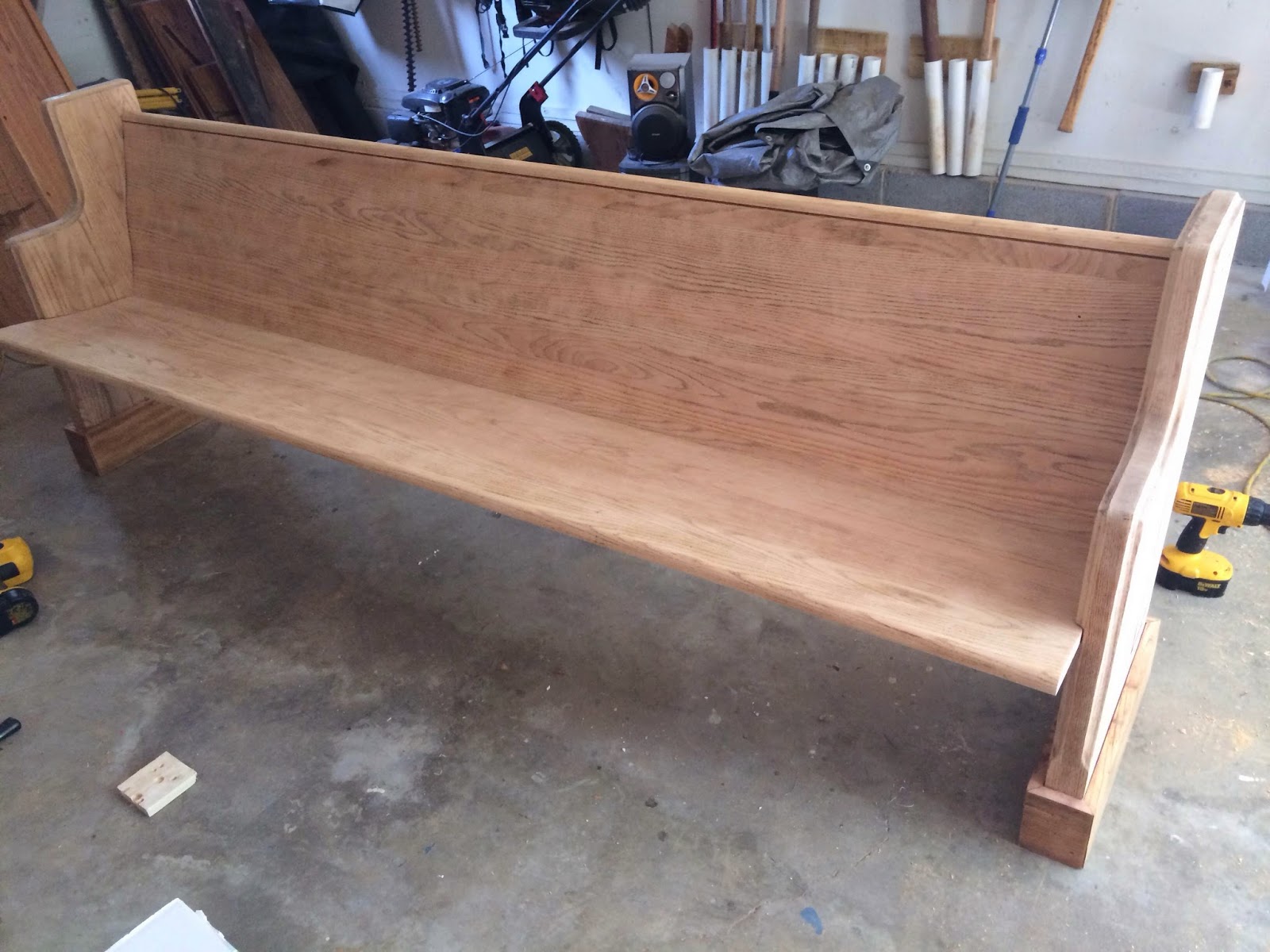 The Surber House: The Church Pew Bench