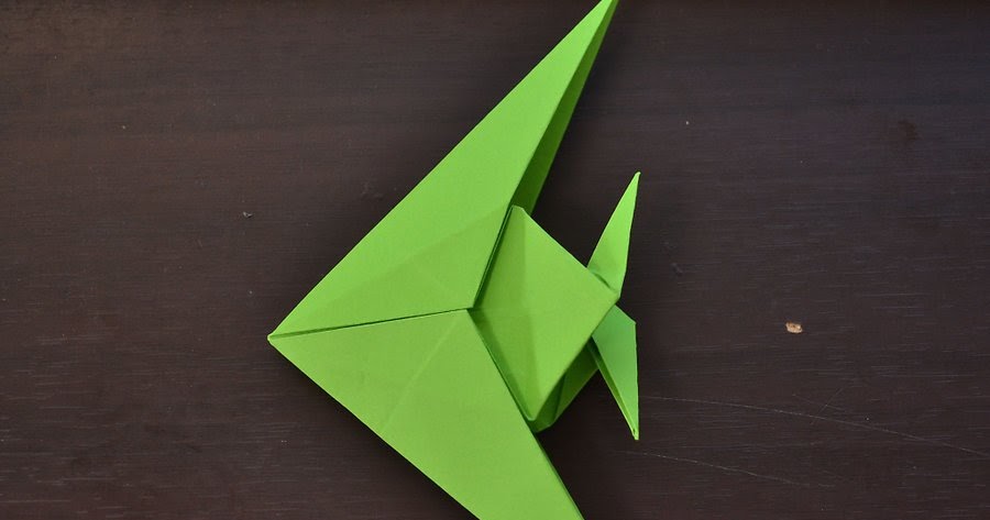 HOW TO MAKE AN ORIGAMI ANGLERFISH