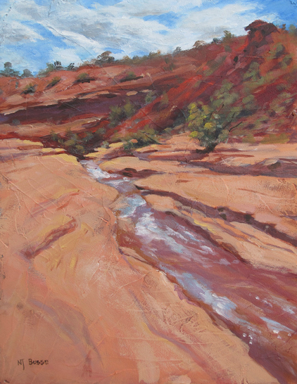 NJ Busse Fine Art: Original Colorado Landscape Painting "Bangs Canyon ...