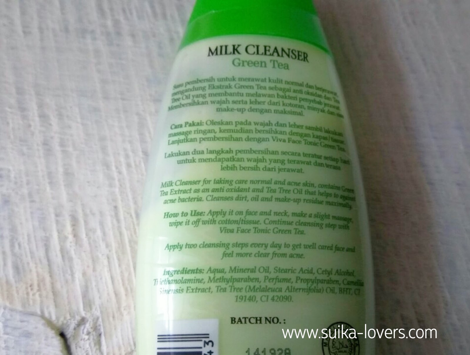 Quick review Viva Face Cleanser & Toner Green Tea