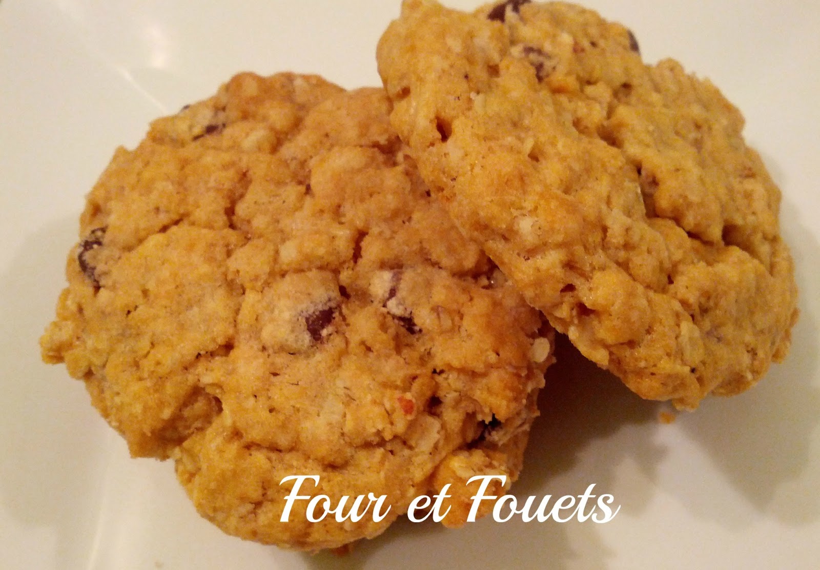 Four et Fouets pour Sara: Biscuits avoine et chocolat