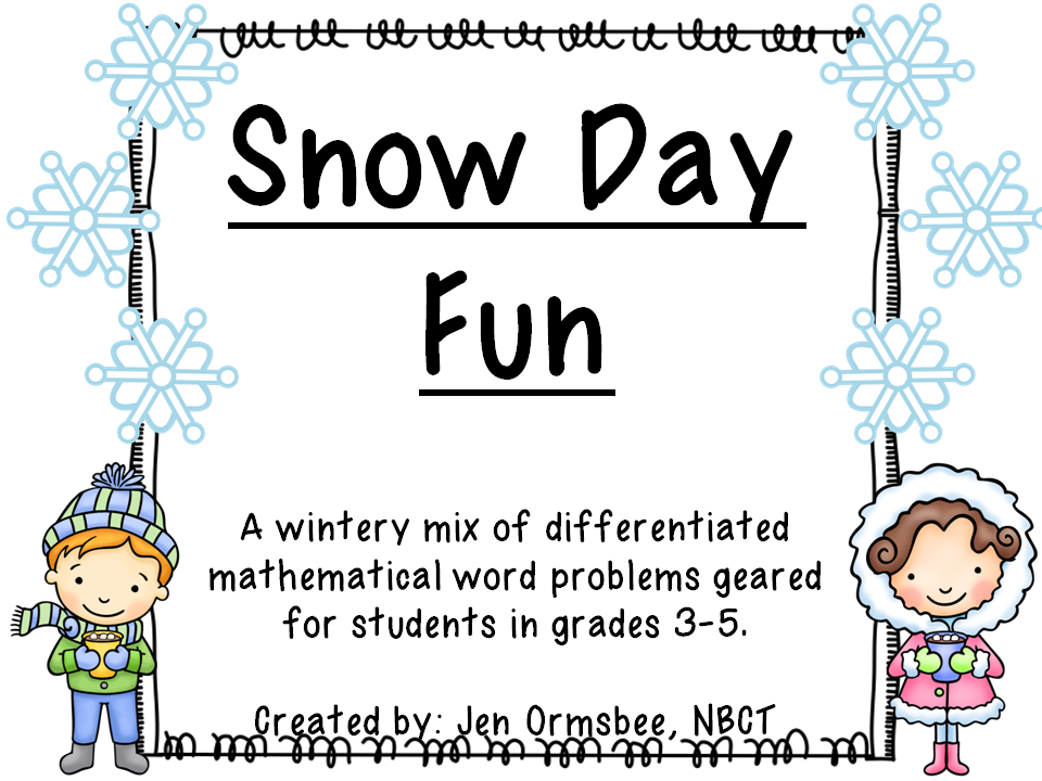 teaching, life, and everything in between: Snow Day Fun Freebie