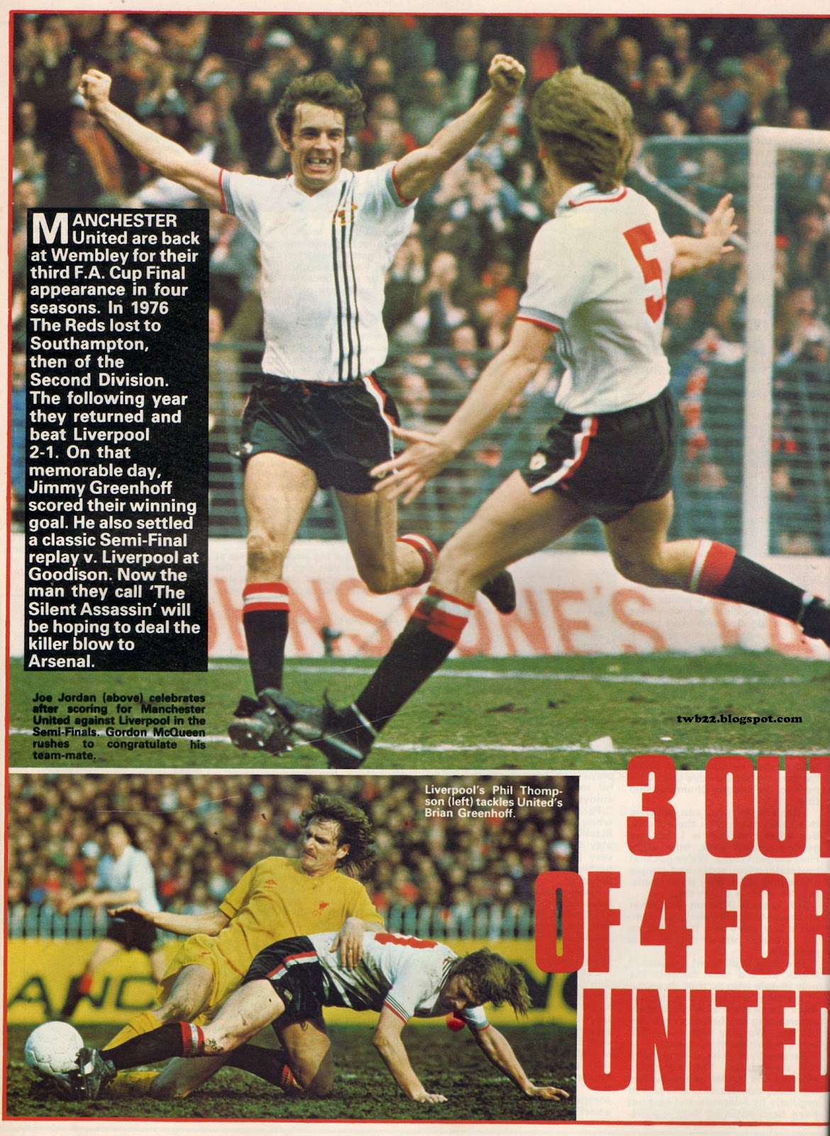 Ceret Sports: English Leagues the 70s: Arsenal Manchester United FA Cup ...