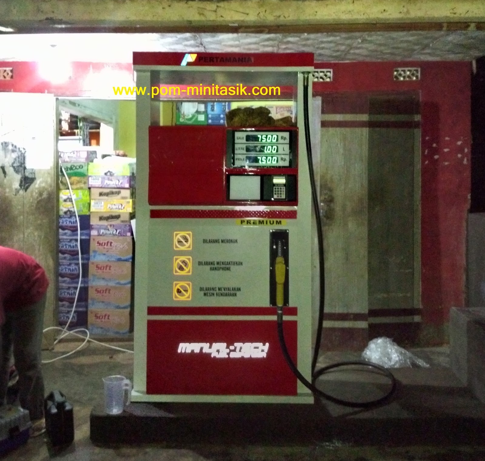 Harga dan Spesifikasi Pom Bensin Mini Pertamini Digital Satu Nozzle ...