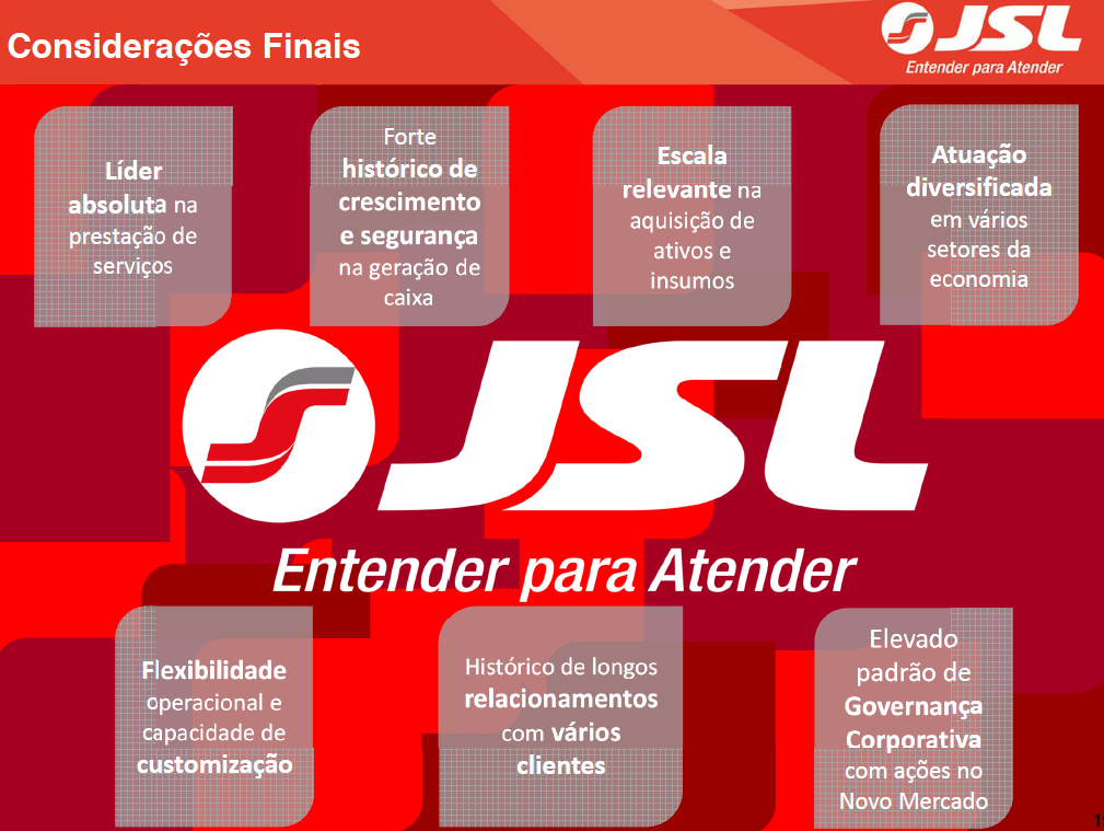 Receita de serviços da JSL deve crescer 17% em 2013 ~ Fusões & Aquisições