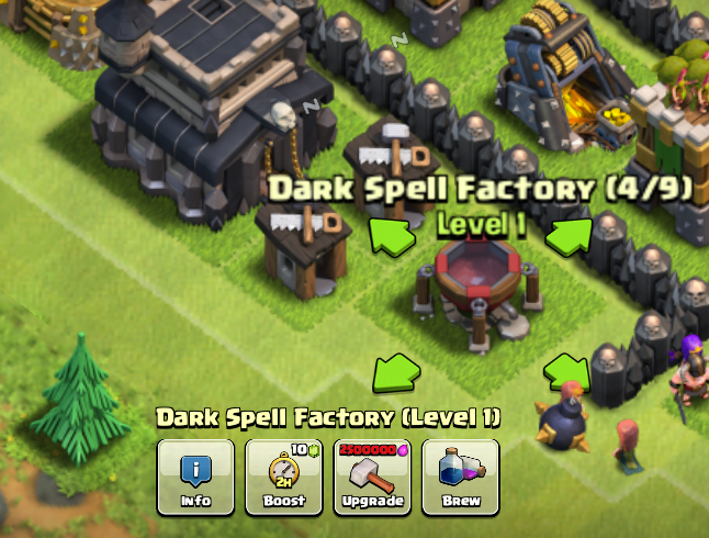 PESUT CLAN INDONESIA: Dark Spell Factory dan 3 Spell Baru