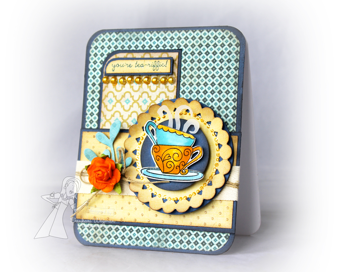 Sankari's Sunshine Corner: Iron Craft Challenge # 7 - You're Tea-riffic!