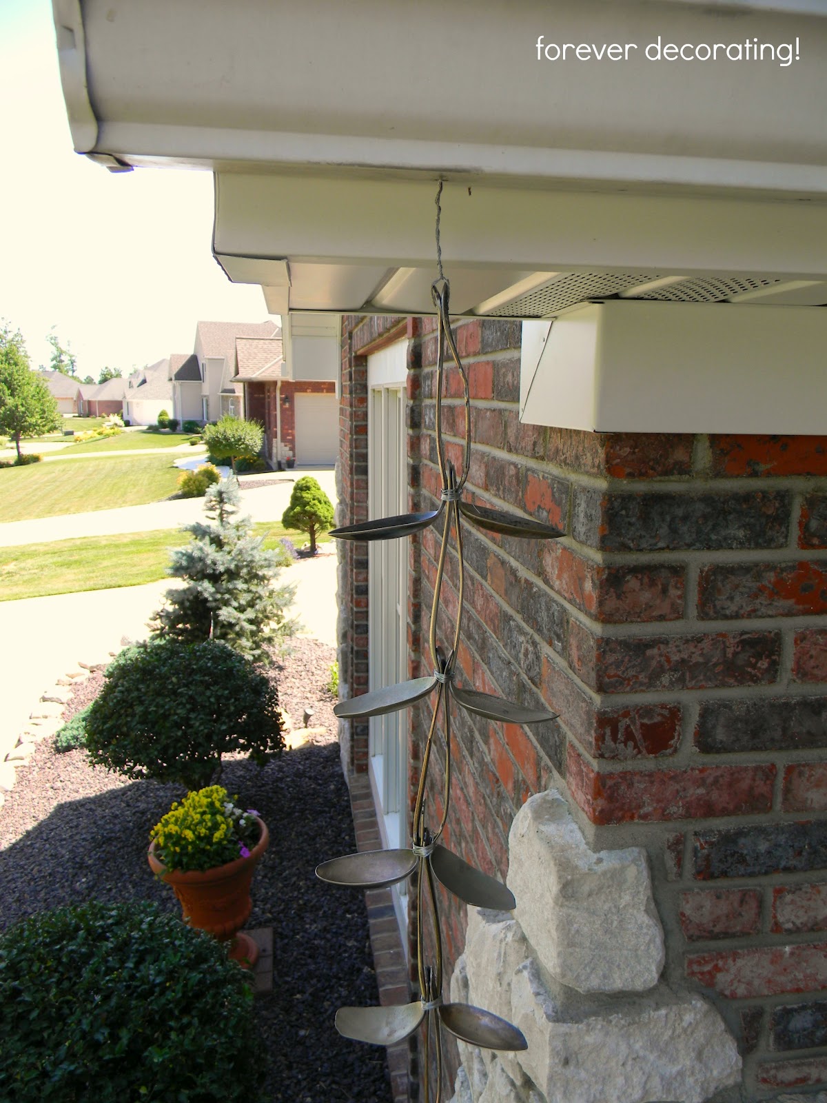 Forever Decorating!: Homemade Rain Chain