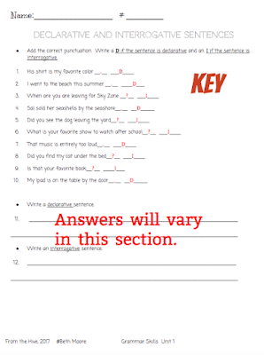 From The Hive: Pearson Reading Street Grammar skills for 3rd grade