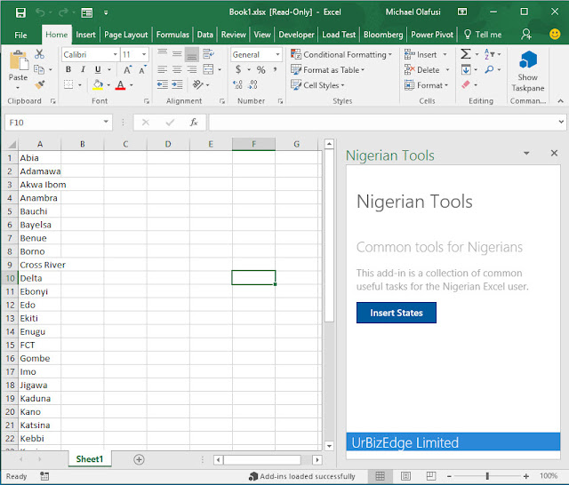 Interested In Learning The New Officejs Excel Add In Urbizedge Limited