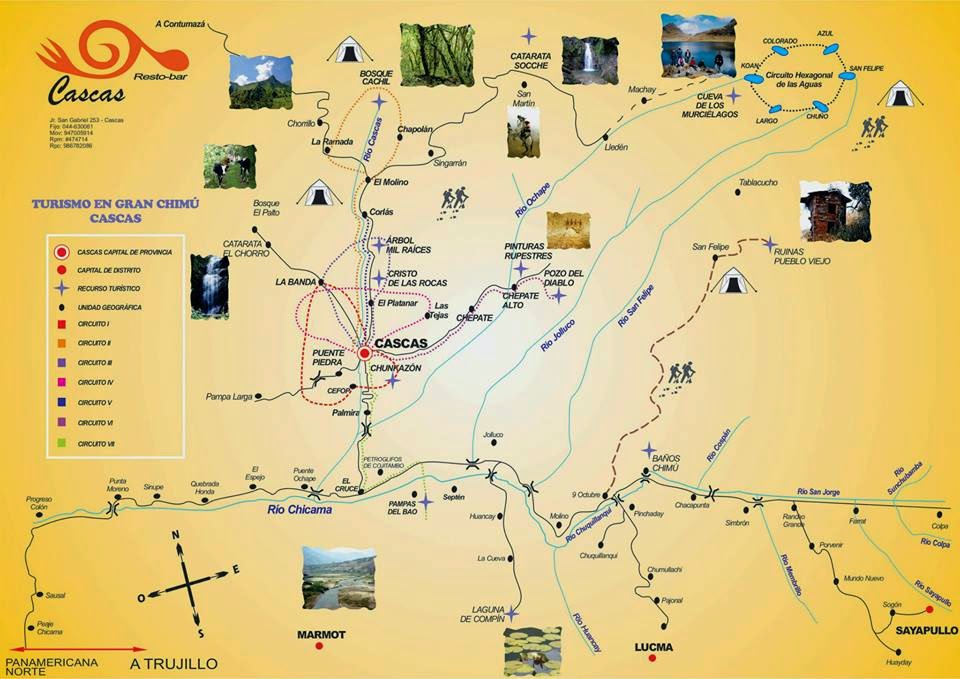 Cascas Capital de la Uva y el Vino del Perú VAMOS A CASCAS : Mapa ...