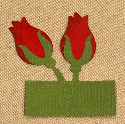 Needles 'n' Knowledge: Roses Bouquet Valentine Box Card