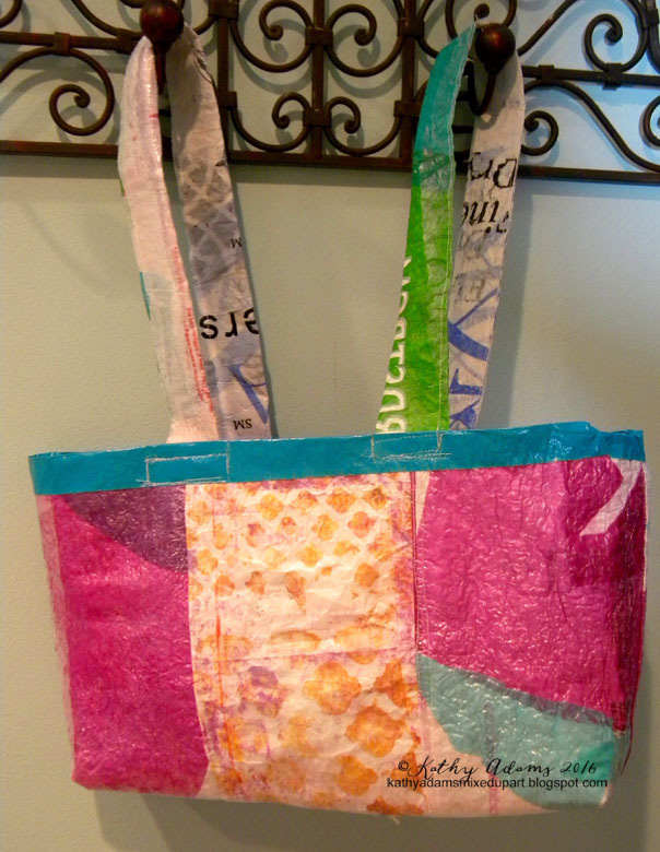Mixed Up Art: Reusable Tote Made from Plastic Bags