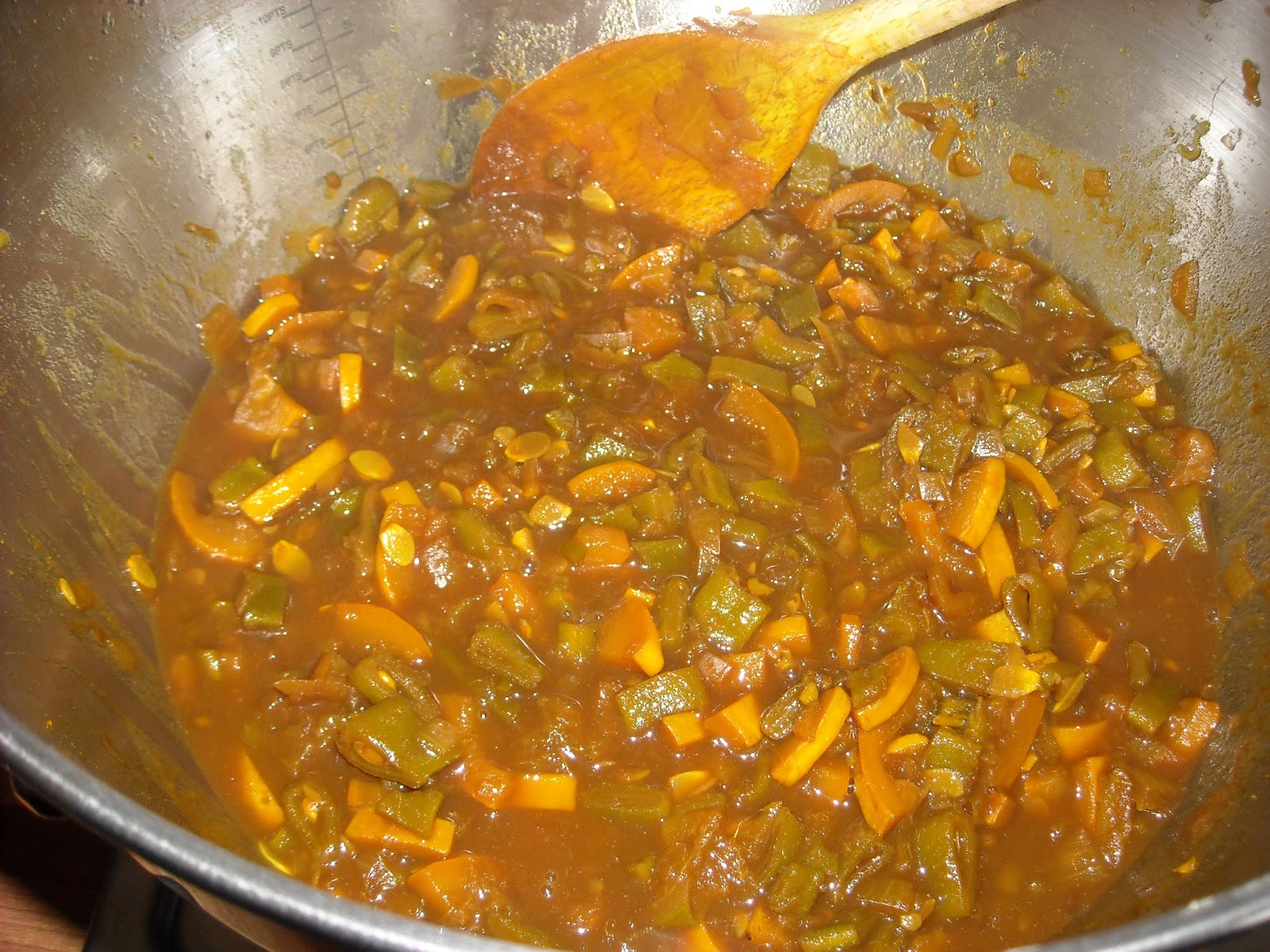GastroGoff: Courgette and Runner Bean Chutney