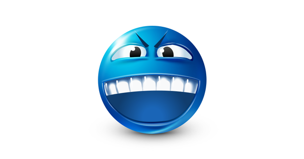 Angry Teeth Emoticon | Symbols & Emoticons