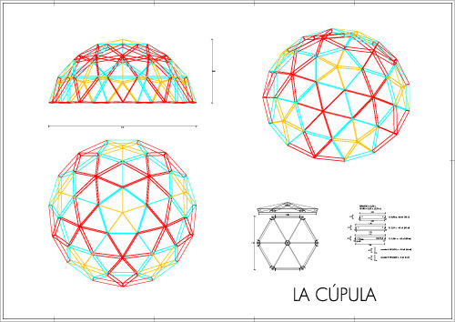 Torre de Alejandria: Estructura Geodésica
