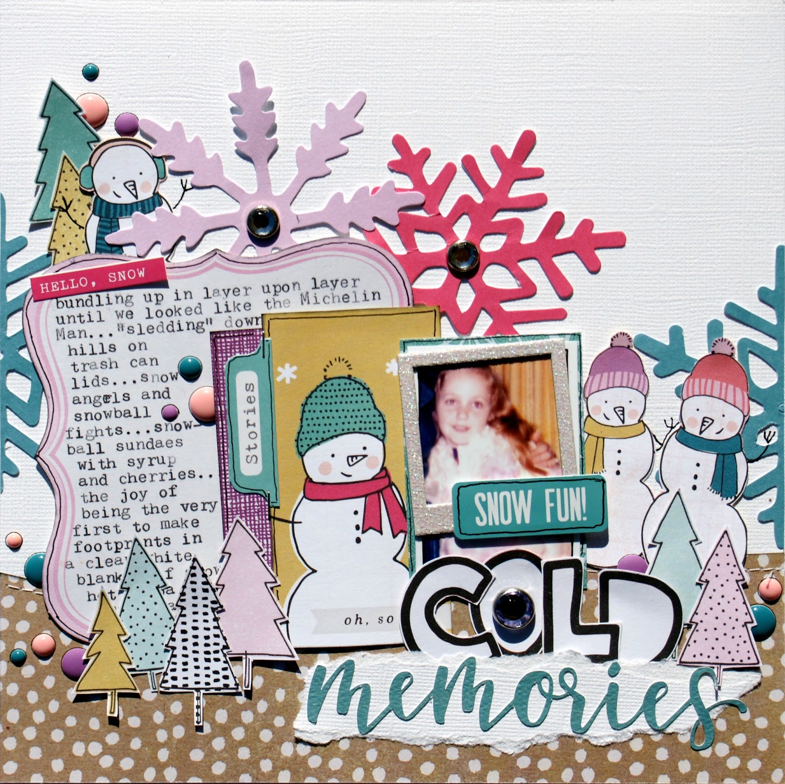 Little Scraps of Magic: Oh, So Cold Memories {Paper Issues Pinspire Me ...