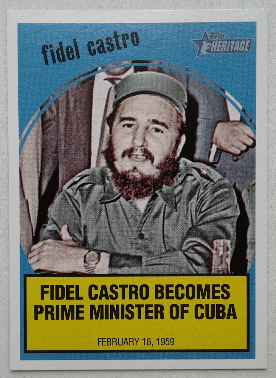 Phungo: 2008 Topps Heritage News Flashbacks #NF3 Fidel Castro