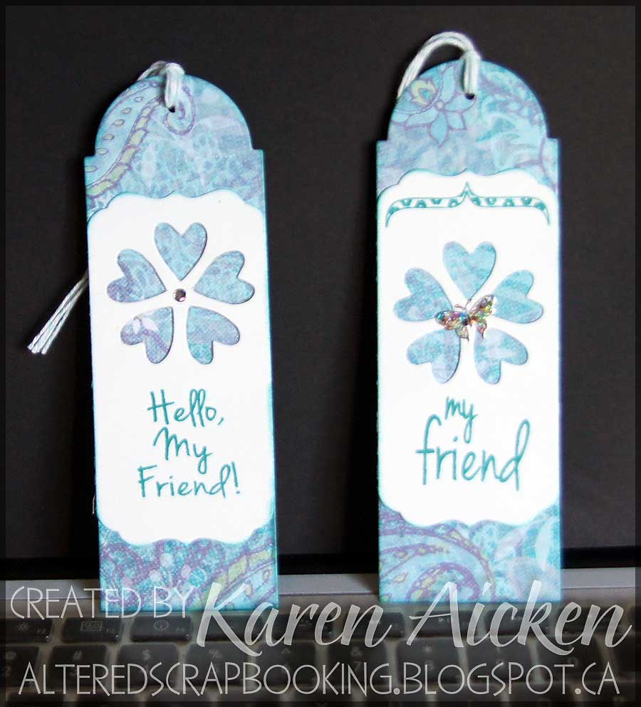 Altered Scrapbooking: Friendship Bookmarks